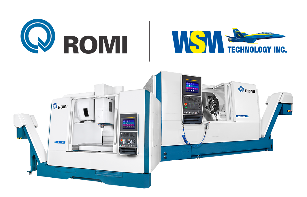 WSM Technology to Distribute Romi Machine Tools